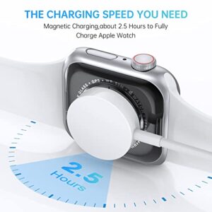 Watch Charger Compatible with Apple Watch Charger, Watch Charger Charging Cable for Watch Series 8/7/6/5/4/3/2 /SE/SE2, Magnetic Fast Charger Cord for iWatch Portable Wireless Charging (3.3ft /1m)