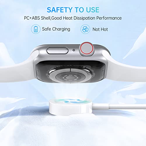 Watch Charger Compatible with Apple Watch Charger, Watch Charger Charging Cable for Watch Series 8/7/6/5/4/3/2 /SE/SE2, Magnetic Fast Charger Cord for iWatch Portable Wireless Charging (3.3ft /1m)