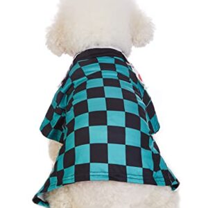 Impoosy Dog Halloween Costume Cute Pet Clothes Puppy Cosplay Shirts for Small Medium Large Dog Clothing Outfits (M,Green)