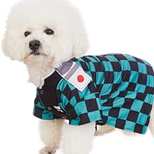 Impoosy Dog Halloween Costume Cute Pet Clothes Puppy Cosplay Shirts for Small Medium Large Dog Clothing Outfits (M,Green)