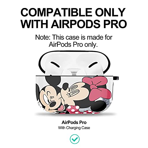 Airpods Pro Case Designed for Apple AirPods Pro, Full Protective Cartoon Case Cover with Keychain and Lanyard,Shockproof Anti Case for Airpods Pro Charging Case (Cartoon)