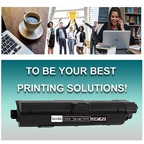 TK-1152 (1T02RV0US0) TK1152 Black Toner Cartridge Compatible for Kyocera P2235dw M2635dw P2235dn M2635dn M2135dn M2735dn Printer (Black,1 Pack) No Damage to The Machine,No Fading,No Streak.