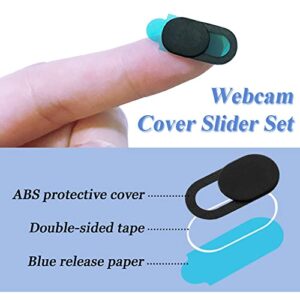 Mesee 50 Pieces Webcam Cover Slider, 0.027-Inch Ultra Thin Web Camera Protective Privacy Covering Slide Stickers for Computer, Laptop, MacBook Pro/Air, iPhone, Tablet, PC, iPad, iMac