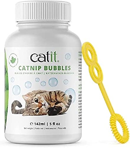 Catit Catnip Bubbles for Stimulating Indoor and Outdoor Cats