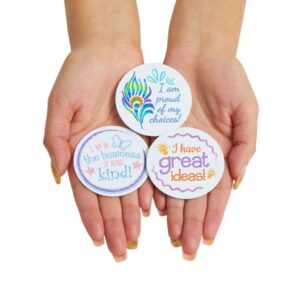 Really Good Stuff Confidence Chips – 100 Empowering, Motivational, Positive Affirmations – Encourage Positive Feelings– Social-Emotional Learning – SEL for The Home and Classroom