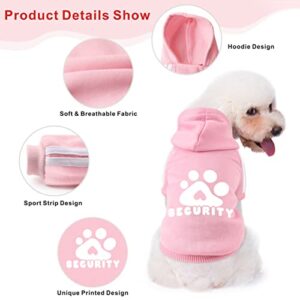 Otunrues Dog Sweater, Classic Dog Clothes Soft Warm Hoodies Sweatshirt Pet Dog Winter Clothes Small Medium Sweaters for Dogs Cats (Pink, XXXL)