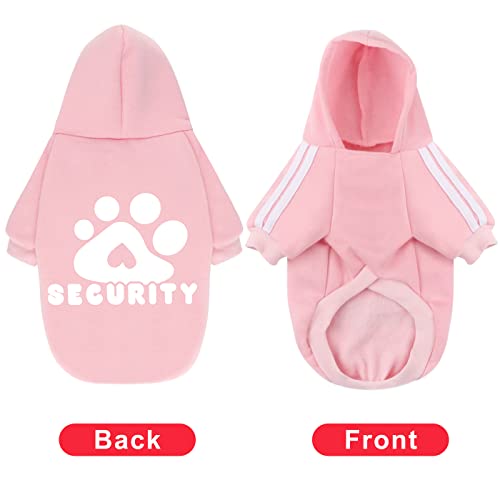 Otunrues Dog Sweater, Classic Dog Clothes Soft Warm Hoodies Sweatshirt Pet Dog Winter Clothes Small Medium Sweaters for Dogs Cats (Pink, XXXL)