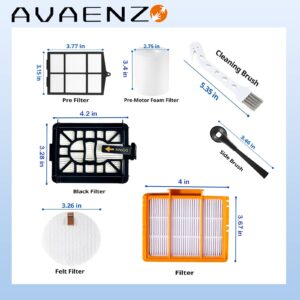 Avaenzo Replacement Parts for Shark AI AV2501S AV2501AE RV2502AE RV2520AOUS AV2510AOUS AV2511AE RV2610WA AV2610WA Accessories Kit with Main Brush,Filters,Foam Filters,Primary Filter,Side Brushes