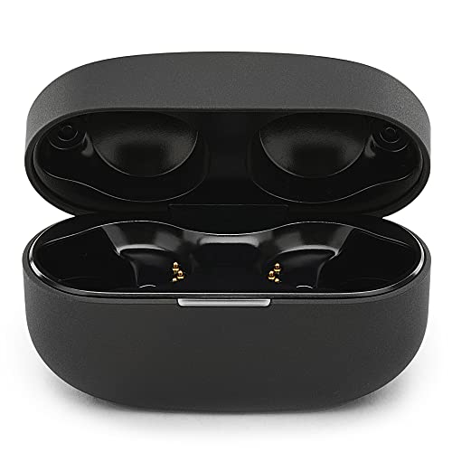 Sony WF-1000XM4 Replacement OEM Charging Case (Black) Bundle with Silicone Case Compatible for Sony WF-1000XM4 Noise Canceling Truly Wireless Earbuds (2 Items)