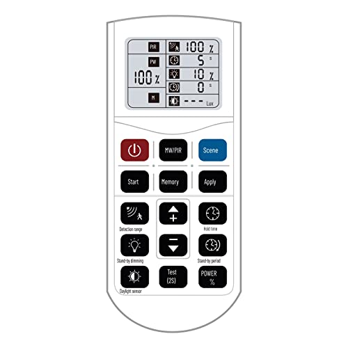 HYPERLITE Remote Control with Screen Display for Radar Series Motion Sensor