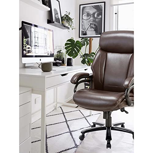 COLAMY High Back Big & Tall Office Chair 400lb Large Executive Desk Computer Swivel Chair for Heavy People