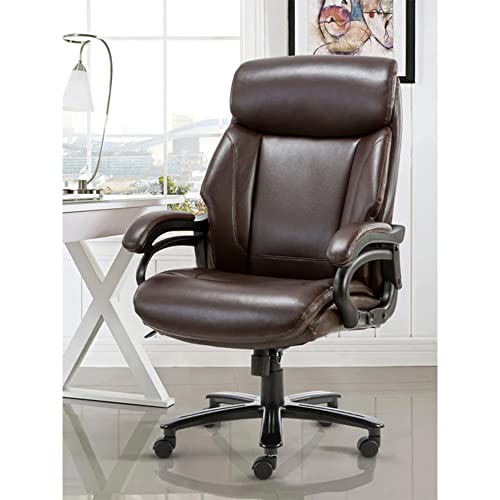 COLAMY High Back Big & Tall Office Chair 400lb Large Executive Desk Computer Swivel Chair for Heavy People