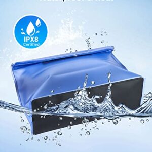 Waterproof Fanny Pack, Beach Vacation Essentials Water Proof Pouch Bag with Waist Strap, Cruise Accessories Must Haves to Keep Phone Valuables Safe Dry Perfect for Boating Swimming Snorkeling Kayaking