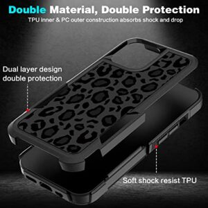 LOQUPE Designed for iPhone 11,Heavy-Duty Tough Rugged Lightweight Slim Shockproof Protective Case for iPhone 11 6.1 Inch,Women Girls,Cute Cheetah Leopard Pattern