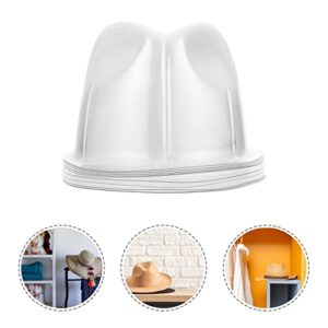 GALPADA Tabletop Hat Stand Display Rack Top Hat Insert Wigs Cap Holder 10pcs 57cm Helmet Support for Home Bedroom Shop Organization