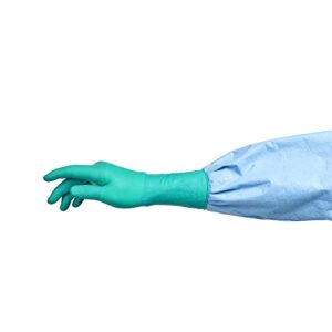 HALYARD Surgical Glove, Latex Micro, 7.5 mil Thick, Individually Wrapped Pairs, Powder Free, Sterile, 7.5 Medium, Teal, SGL60075 (Box of 50 Pairs - 100 Total)