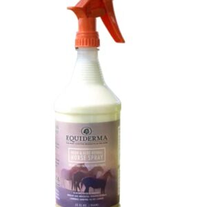 Tack Shack of Ocala Equiderma Products- Equiderma Skin Lotion, Equiderma Dry Shampoo, Equiderma Outdoor Spray- Coat Care Products for Horses (Equiderma Outdoor Spray)