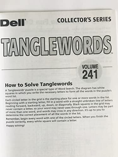 Volumes 241, 242, and 243 of Tanglewords from Penny Press Collectors Series (Letterboxes)