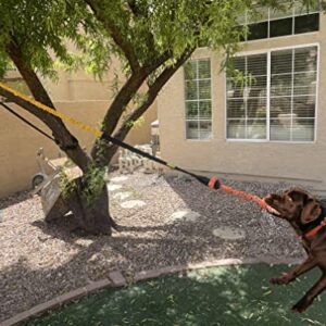 Dog Bungee Toy 20.35 ft Reinforced Interactive Toy with Two Replacement Rope Toys - Dog Rope Toys Interactive Toys