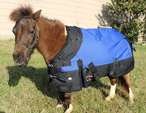 CHALLENGER 54" 1200D Foal Turnout Waterproof Fleece Lined Medium Winter Blanket 519LG07