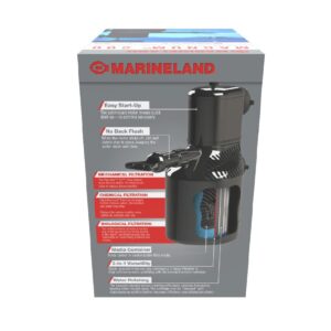 MarineLand Magnum 200 Polishing Internal Canister Filter for 60 Gallons, Crystal Clean Water