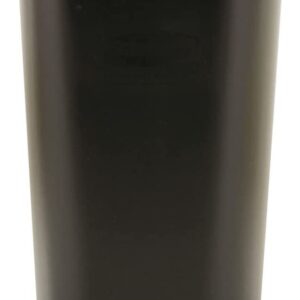 Rubbermaid Commercial Rubbermaid 295600BK Deskside Plastic Wastebasket, Rectangular, 7 gal, Black (2)