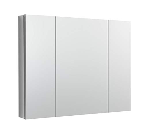 AQUADOM Royale 48in x 30in x 5in 3 Doors, Medicine Cabinet Integrated 3X Magnifying Mirror