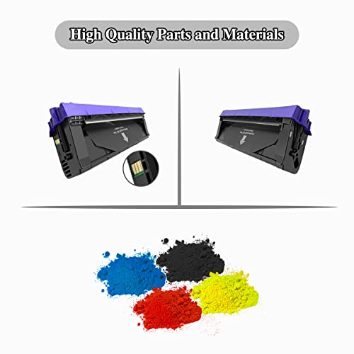 4 Colors Compatible Toner Cartridges Print Cartridges SP C252 C262 C252HA C262HA High Capacity 6500 Pages for Black & 6000 Pages for CMY TOPRINT for Ricoh SP C252DN C252SF C262Dnw C262SFNW Printers