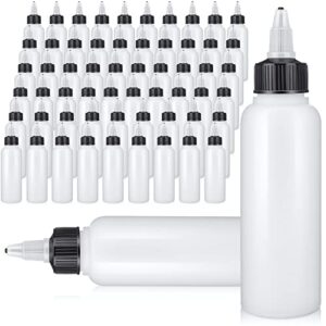 60 pieces plastic squeeze bottles 4 oz condiment dispensing bottles with twist top cap sauce squirt empty squeeze bottles for condiment cookie decorating sauces arts crafts lab oil