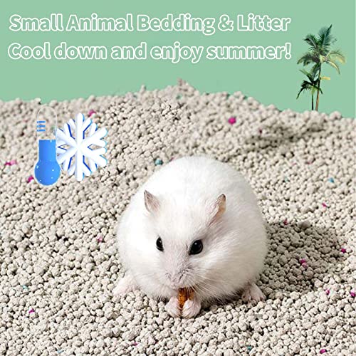 BNOSDM Small Animal Potty Training Litter 5.5lb Critter Litter for Hamster Bunny Bedding Odor Control Rabbit Litter Pellets for Guinea Pigs Rats Dwarf Hamsters Gerbils Ferrets Hedgehogs (Lavender)