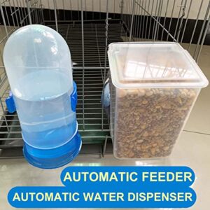 Automatic Pigeon Bird Feeder and Water -Parrot Feeder Water Cage Accessories Supplies for Parakeet Canary Cockatiel Finch