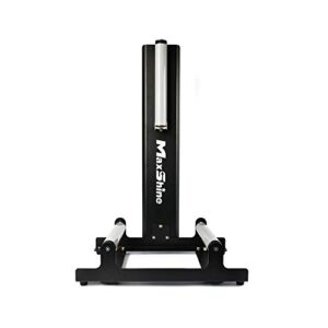 maxshine car detailing rolling wheel stand, ws01-xl, 360 tire & wheel detailing system, automotive detailing equipment, rim cleaner stand, tire cleaner stand, tire shine applicator stand (xlarge)