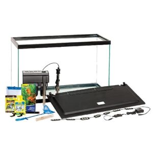 tetra complete led aquarium 29 gallons, includes led lighting, filtration, heater and accessories