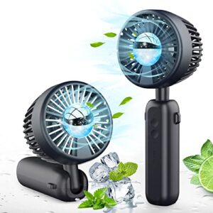 mini handheld fan,new semiconductor refrigeration hand fan for fast cooling ,usb rechargeable fan personal, battery operated 3 speed small fan,mini size perfect for kids,home,outdoor,office,travel