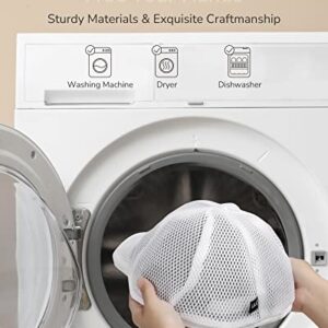 Baseball Cap Hat Washer for Washing Machine, 2 Pack ULG Hat Cleaner for Baseball Caps, Hat Organizer/Cap Washer for Dishwasher, Washing Hat Rack Hat Holder