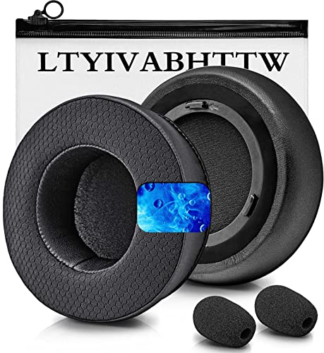 Virtuoso XT Cooling Gel Earpads - Compatible with Virtuoso RGB Wireless SE Headset, Hybrid Fabric Thicker Cooling Gel Replacement Earpads (Cooling Gel Black Fabric)