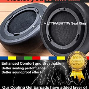 Virtuoso XT Cooling Gel Earpads - Compatible with Virtuoso RGB Wireless SE Headset, Hybrid Fabric Thicker Cooling Gel Replacement Earpads (Cooling Gel Black Fabric)