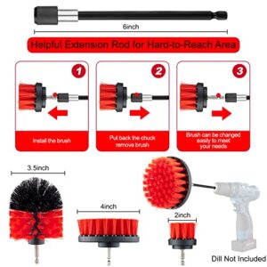 Vanmirr 26PCS Car Detailing Brush Set, Car Detailing Kit,Car Cleaning Kit, Auto Detailing Brushes,Car Cleaning Tools for Interior Exterior,Wheels, Dashboard, Leather, Air Vents