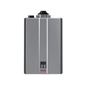 rinnai rsc199ip smart-circ condensing gas tankless water heater, super high efficiency plus propane heater, up to 11 gpm, indoor installation, 199,000 btu