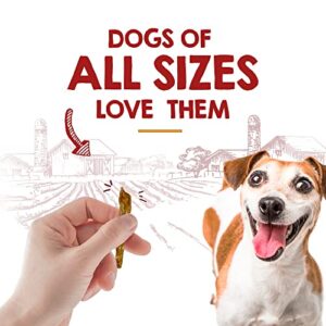 Riley's Chicken Strips for Dogs - USA Sourced Single Ingredient Dog Treat -Dehydrated Real Meat Chicken Dog Treats Natural Chicken Sticks Dog Jerky Treats Made in The USA - 6 oz