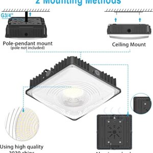 FUHAI LED Canopy Light Fixture,70W,300W HID/HPS Replacement, 9.5 x 9.5 , LED Shop Light, 5700K, AC100-277V, IP65 Waterproof YZD-2022 LED canopy light 2022