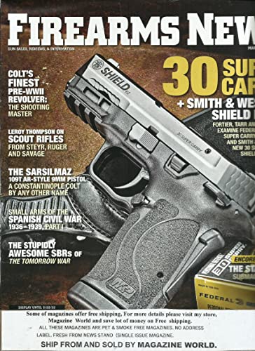 FireArms News Magazine, * March, 2022 * Issue No. 05 * Display until March, 22nd 2022 * PLEASE NOTE: ALL THESE MAGAZINES ARE PETS & SMOKE FREE. NO ADDRESS LABEL, FRESH STRAIGHT FROM NEWSSTAND. (SINGLE ISSUE MAGAZINE)