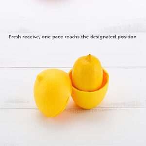 AISIBO Lemon Storage Containers, Lime Saver Fresh Set and Line Lime Saver Fresh Keeper Fruit Storage Holder for Fridge