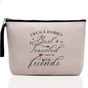 weekender bags for women weekend bag weekend gifts makeup pouch girl's weekend 2023 gifts sister bridesmaid bestie best friend wedding gifts bachelorette gifts birthday christmas girls trip gifts