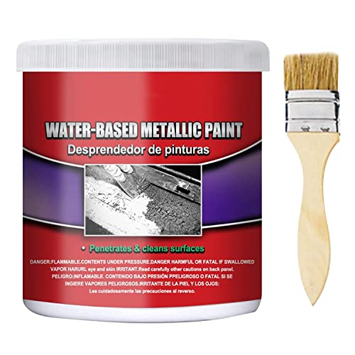 DyKay 100ML Water-Based Metal Rust Remover,Multi-Functional Car Metallic Paint,Rust Preventive Coating,Anti-Rust Chassis Universal Rust Converter with Brush