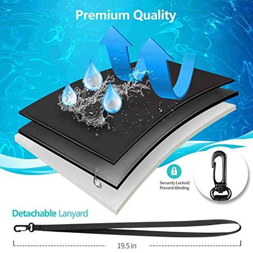 newppon Waterproof Cell Phone Pouch : 3 Pack Universal Water Proof Float Dry Bag - Underwater Clear Cellphone Case Holder for Apple iPhone 14 13 12 11 Pro Max Plus Xr Xs X Mini 8 7 Promax for Beach