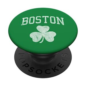 boston irish shamrock st. patrick's day popsockets swappable popgrip