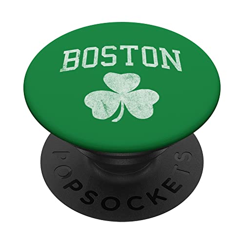 Boston Irish Shamrock St. Patrick's Day PopSockets Swappable PopGrip