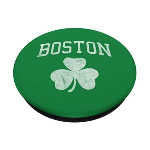 Boston Irish Shamrock St. Patrick's Day PopSockets Swappable PopGrip