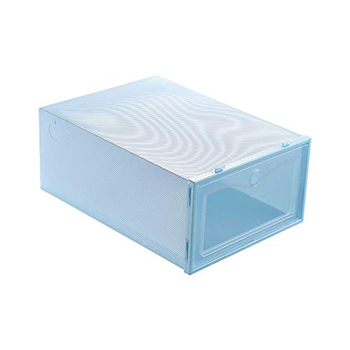 TAZSJG Foldable Clear Shoes Box Storage Shoe Box Drawer Organizer Household DIY Shoe Box Drawer Divider Home Storage Stacking (Color : F)